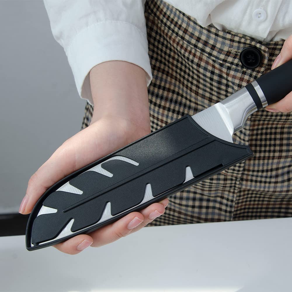 2 Piece Universal Knife Sheaths,Safety Knife Covers Sleeves Knives Edge Guard For 3.5'' Paring Knife