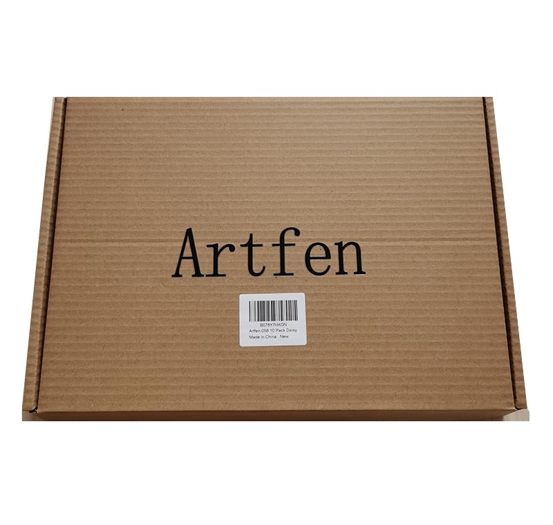 Artfen 10pcs Artificial Daisy Flowers Flower Arrangements for Home Hotel Office Wedding Party Garden Craft Art Decor Each Approx 21" High No Vase White