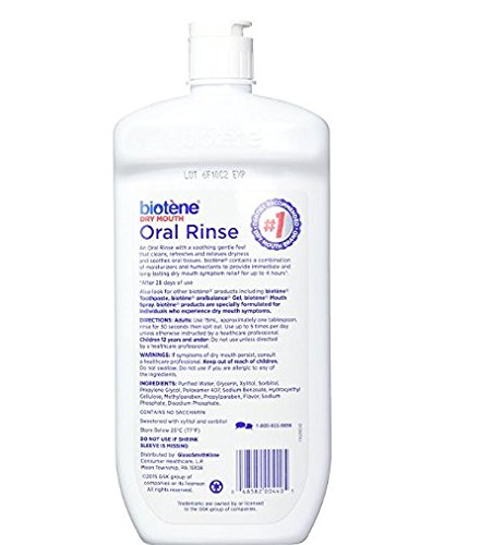 Biotene Dry Mouth Mouthwash 33.80 oz (Pack of 7)