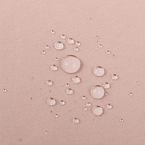 ALYVIA SPRING Pink Shower Curtain Liner Fabric with 3 Magnets - Waterproof Soft Hotel Quality Cloth Shower Curtain for Bathroom, Light-Weight & Machine Washable - Standard Size 72x72, Blush Pink