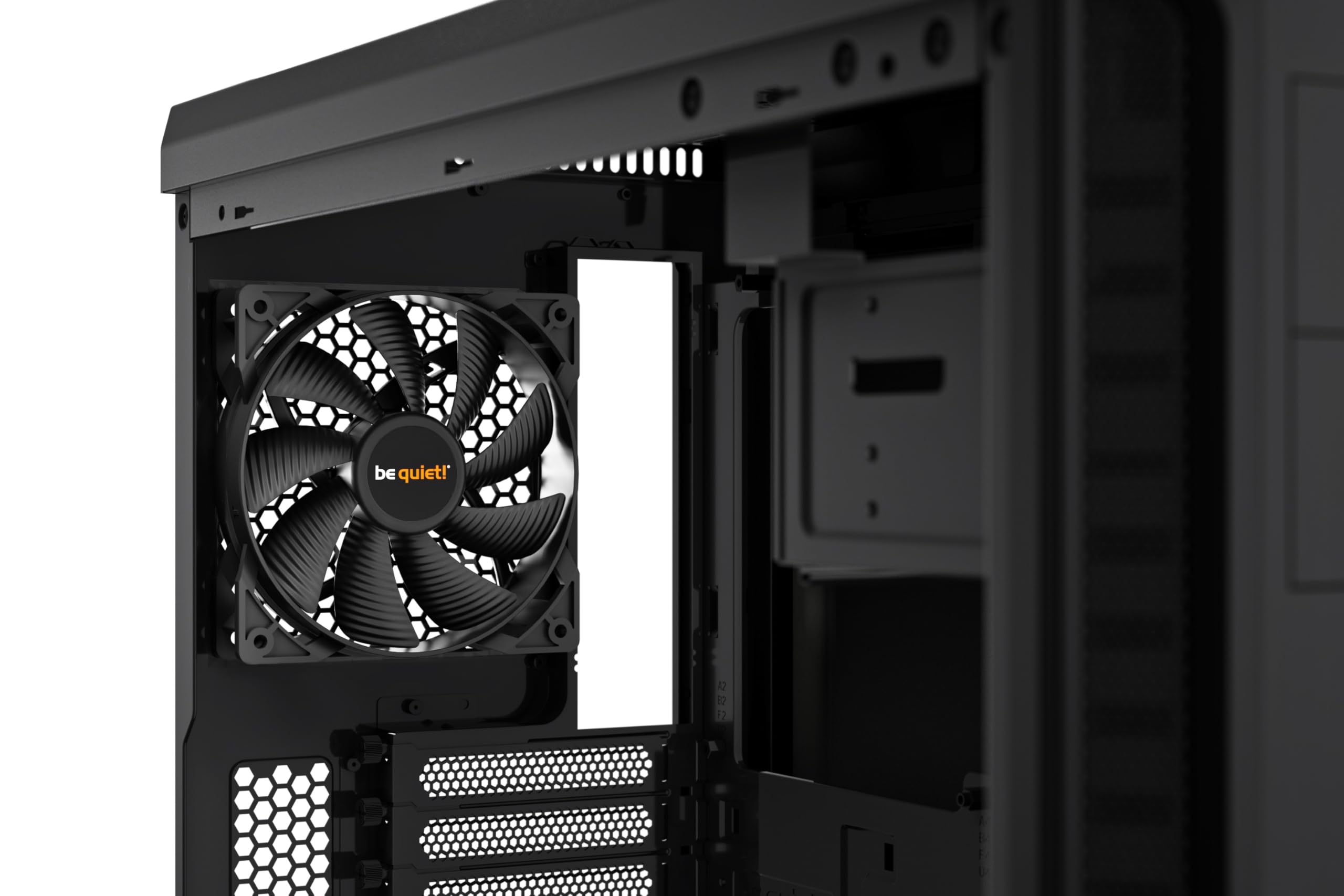 be quiet! Pure Base 600 ATX Midi Tower PC Case| 2 Pre-Installed Pure Wings Fans | Black | BG021