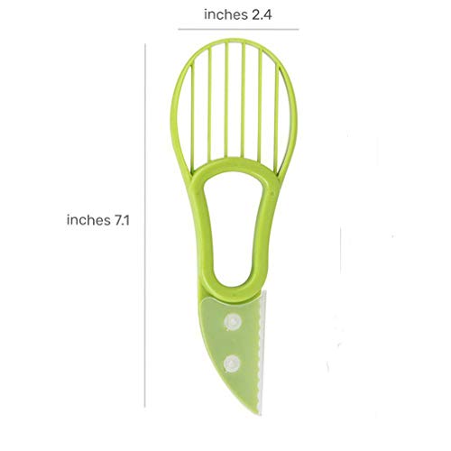 Avocado Saver And Slicer 3 In 1 / Avocado Holder/Keeper Storage Cover Silicone Food Savers / Avocado Pitter/Peeler/Cutter/Skinner And Corer Tools