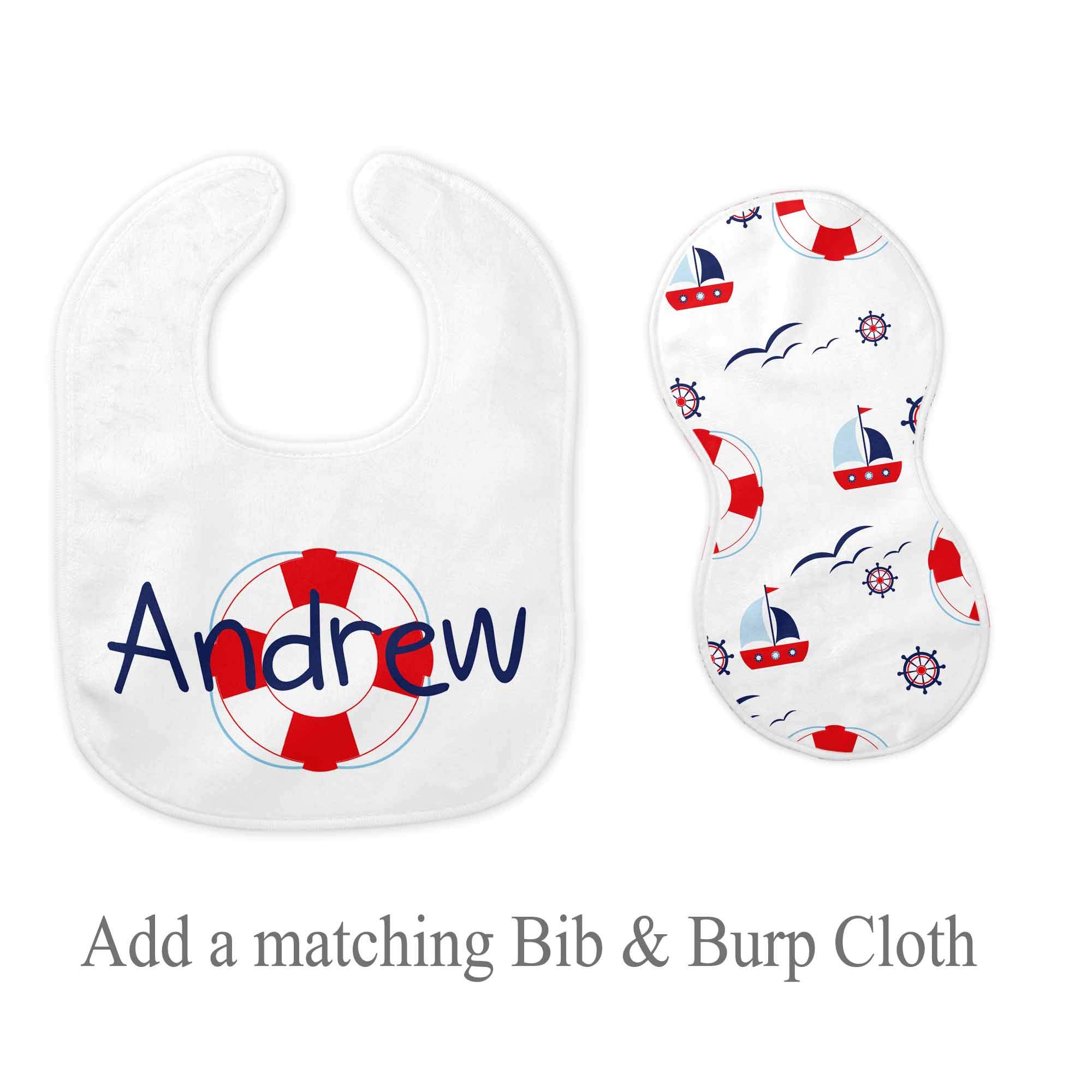 Personalized Baby Blankets for Boys with Name - Baby Boy Blankets Newborn Soft - Custom Baby Blankets for Boys - Nautical Baby Blanket - Customized Baby Blankets for Boys