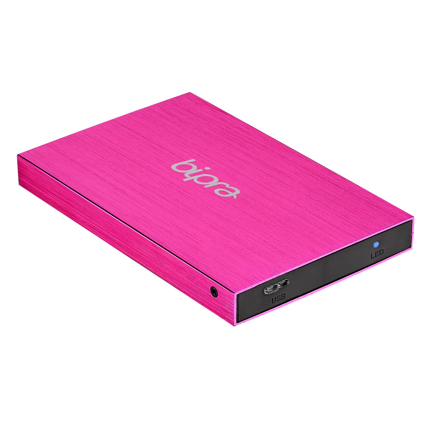 BIPRA 60GB 60 GB USB 3.0 2.5 inch FAT32 Portable External Hard Drive - Pink