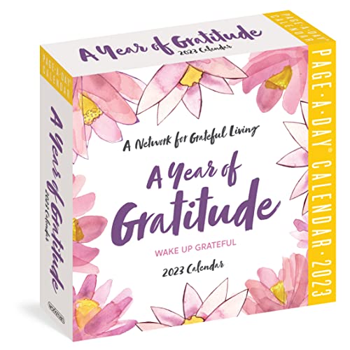 A Year of Gratitude Page-A-Day Calendar 2023: Wake Up Grateful
