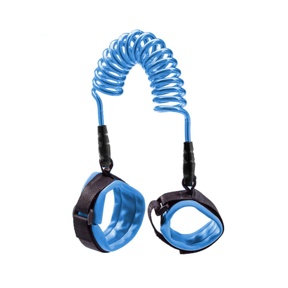 AKOAK Anti Lost Wrist Link Safety Wrist Link for Toddlers and Kids,Toddler Harness Walking Leash,Blue,1.5 Meters(4.9ft)