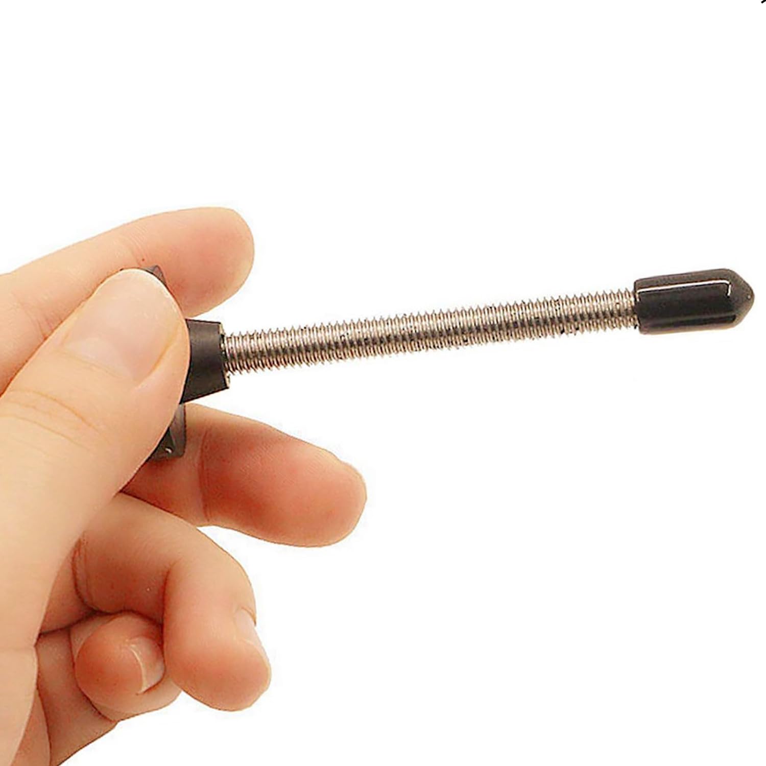 50pcs Screw Thread Protectors 2mm ID Rubber Round End Cap Cover Flexible Tube Caps Tubing Tip, 15 mm Long (Black,Inner Dia 2mm)