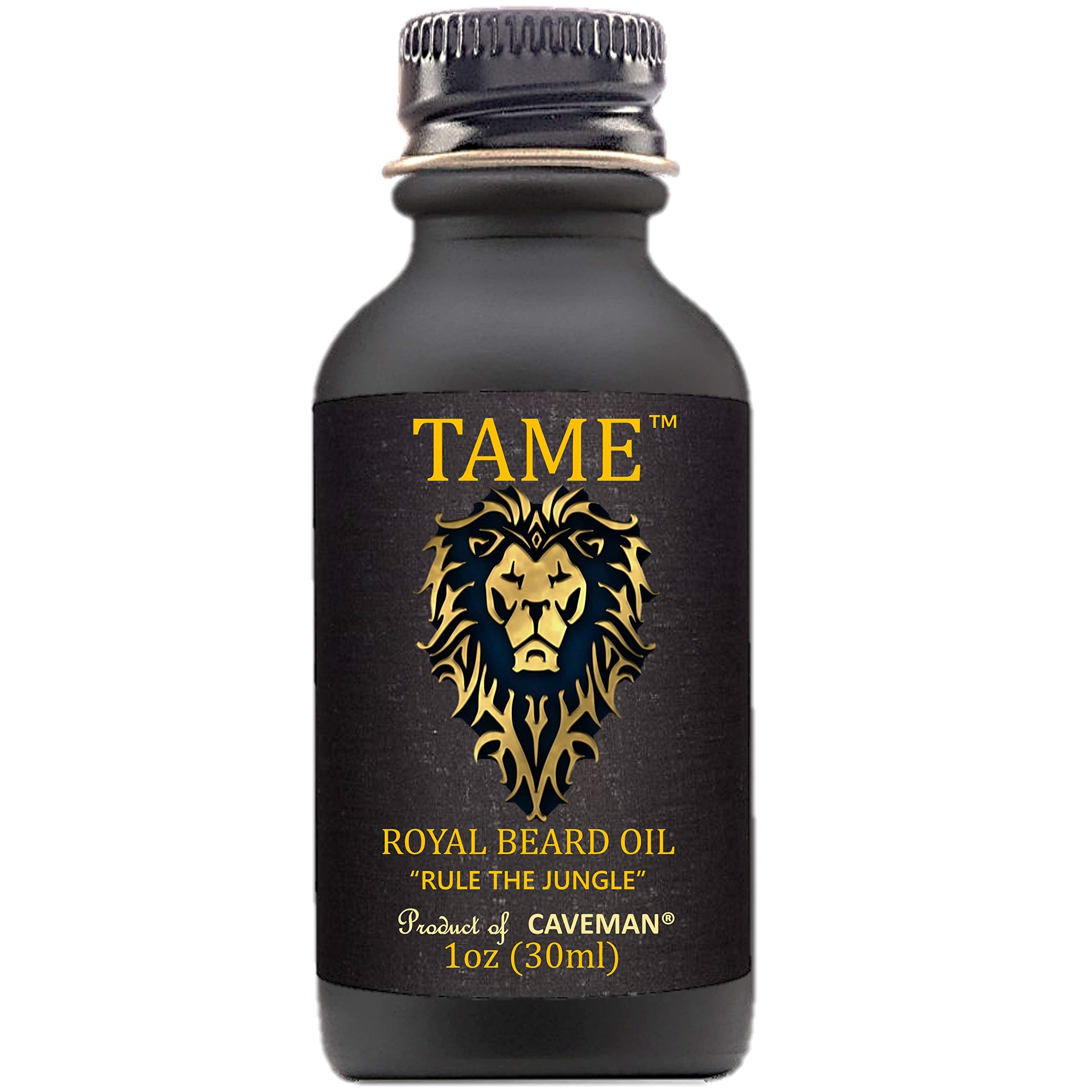 Beard Oil Conditioner 3-in-1 Set by Caveman - Tame and Strengthen with Beard oil and Moisturize with Beard Balm - Smooth and Finish with Beard comb