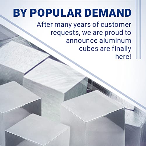 Aluminum Element Cube- Engraved - 1"
