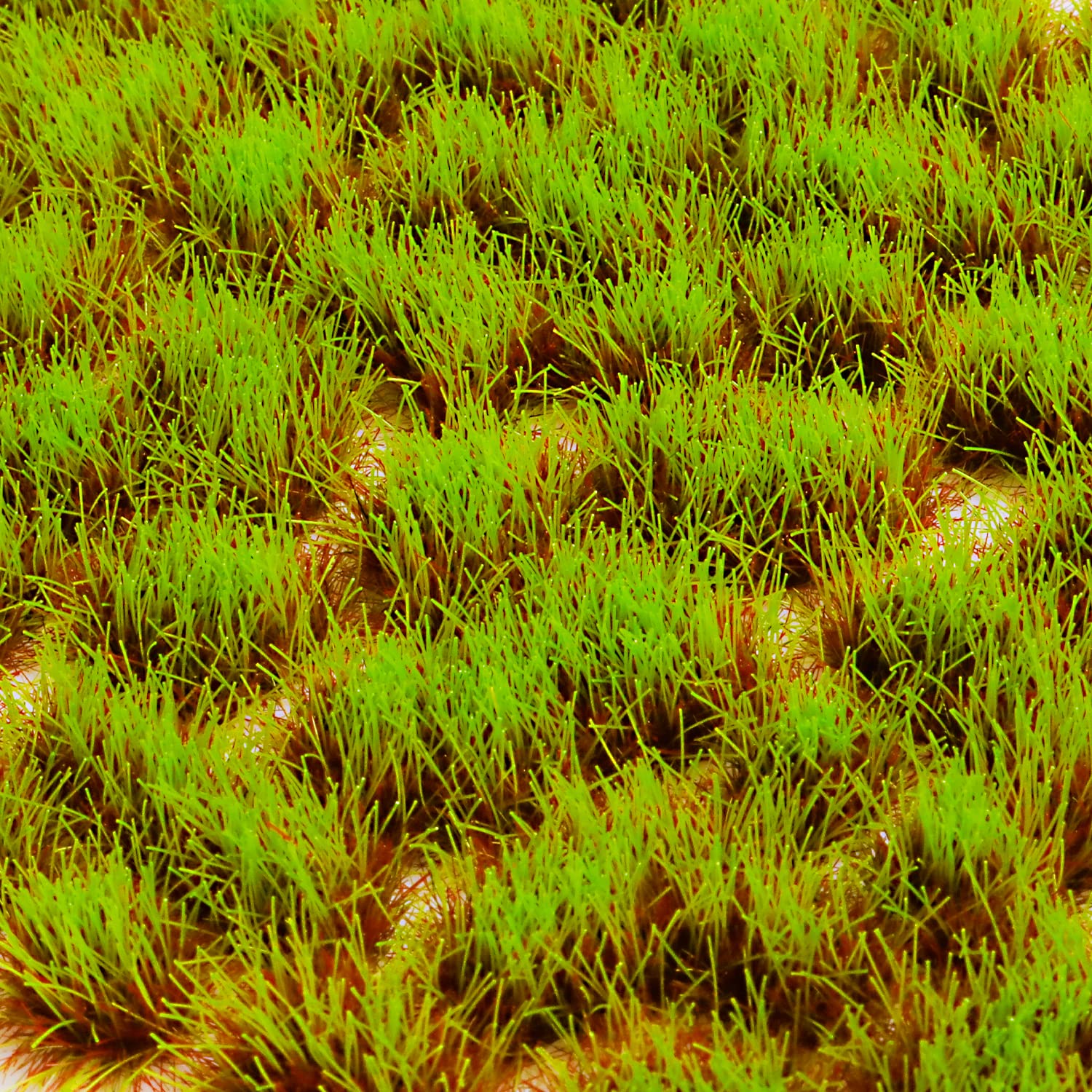 190 Pcs Static Grass Model Grass Tufts Railway Artificial Grass Miniature Grass Tuft Terrain Kit for DIY Model Railway Fairy Garden Diorama Scenery (Set B)