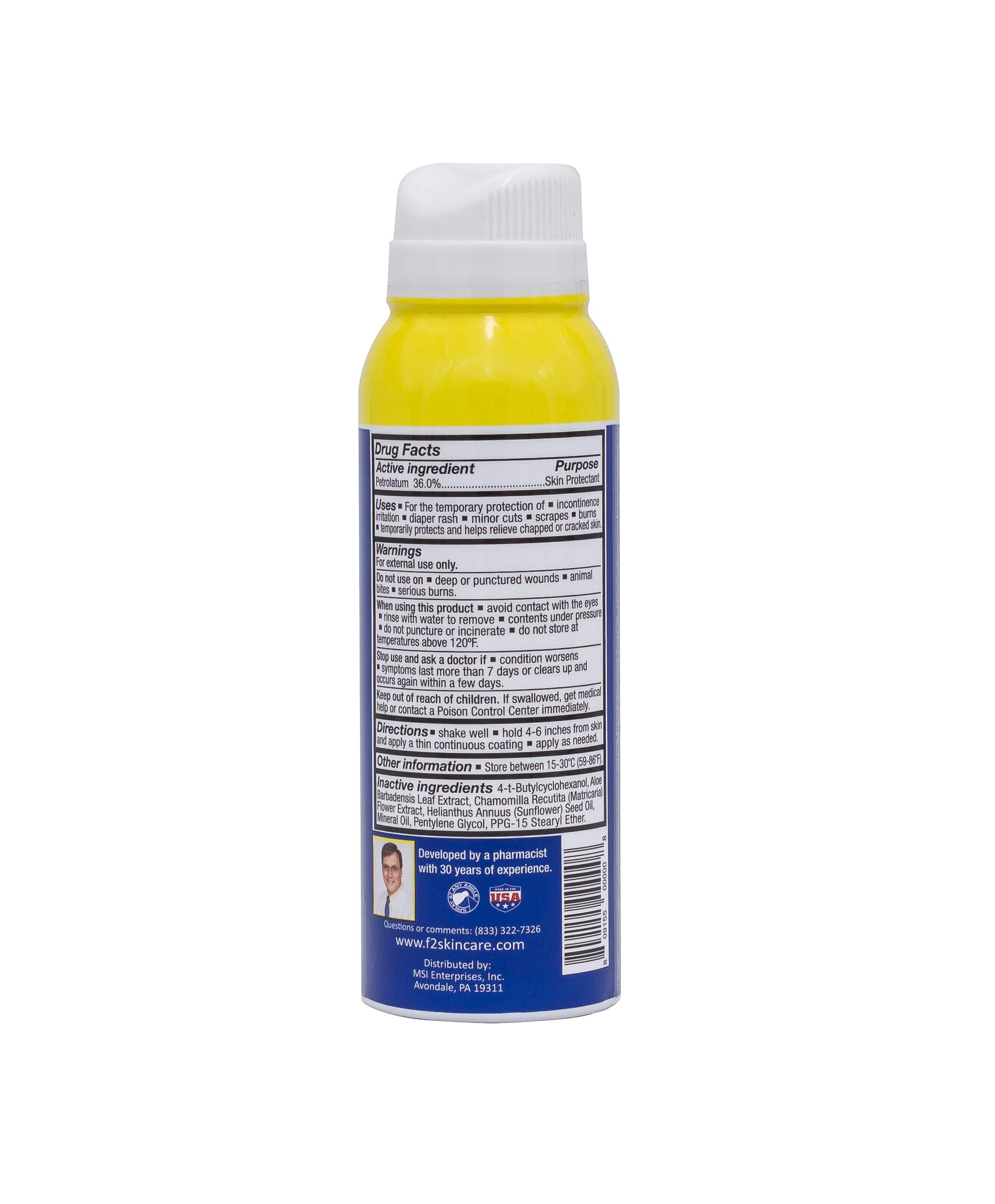 Pharmacist Formulated - Barrier Spray For Incontinence Care & Diaper Rash