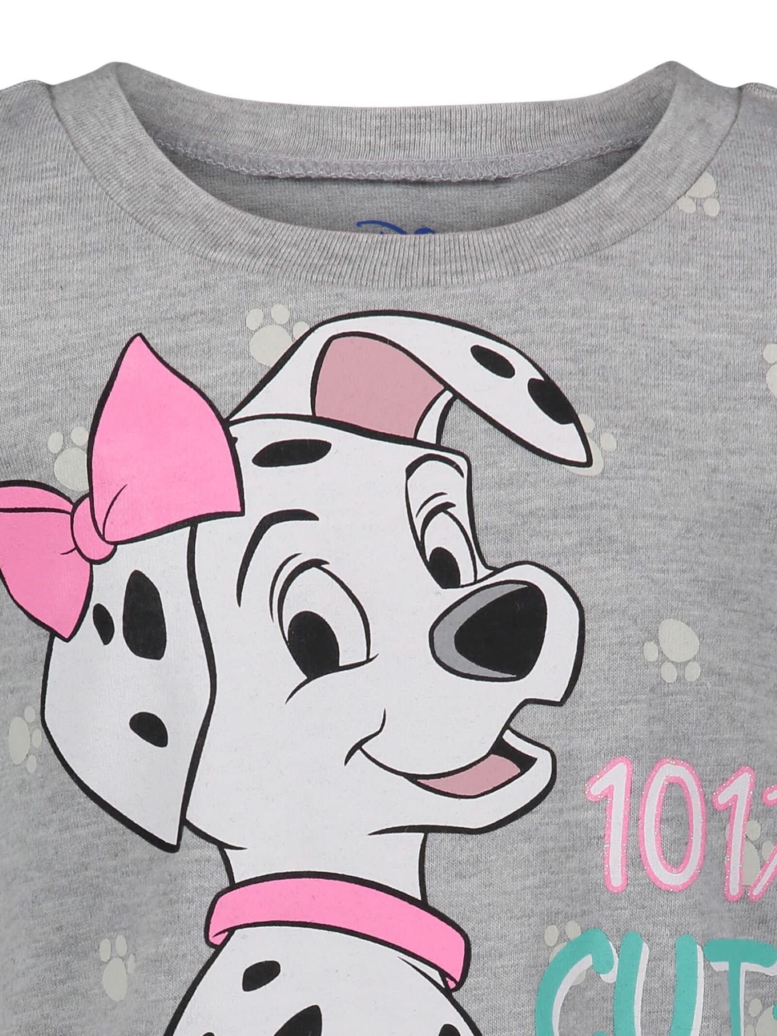 Disney The Aristocats Marie Little Girls 3 Pack Pullover T-Shirts White/Pink/Gray 7-8