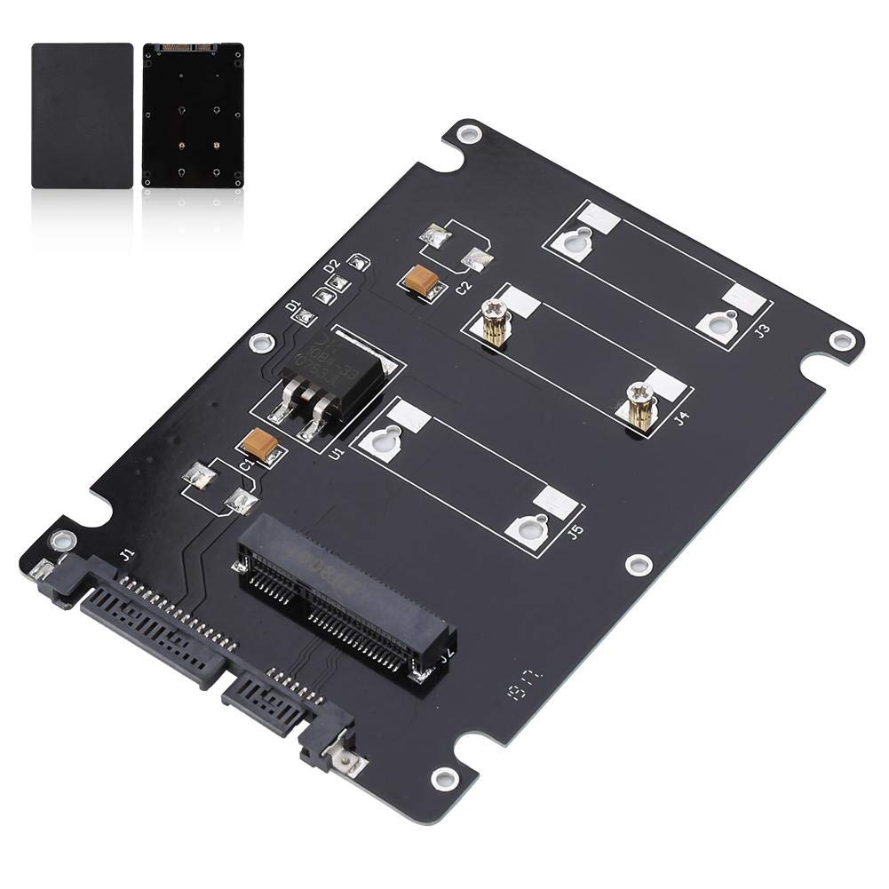 2.5-Inch Size Plug and Play, Lightweight External Hard Disk, Interior Anti-Shock Pads Durable External Solid State Drives, for Desktops(Black)