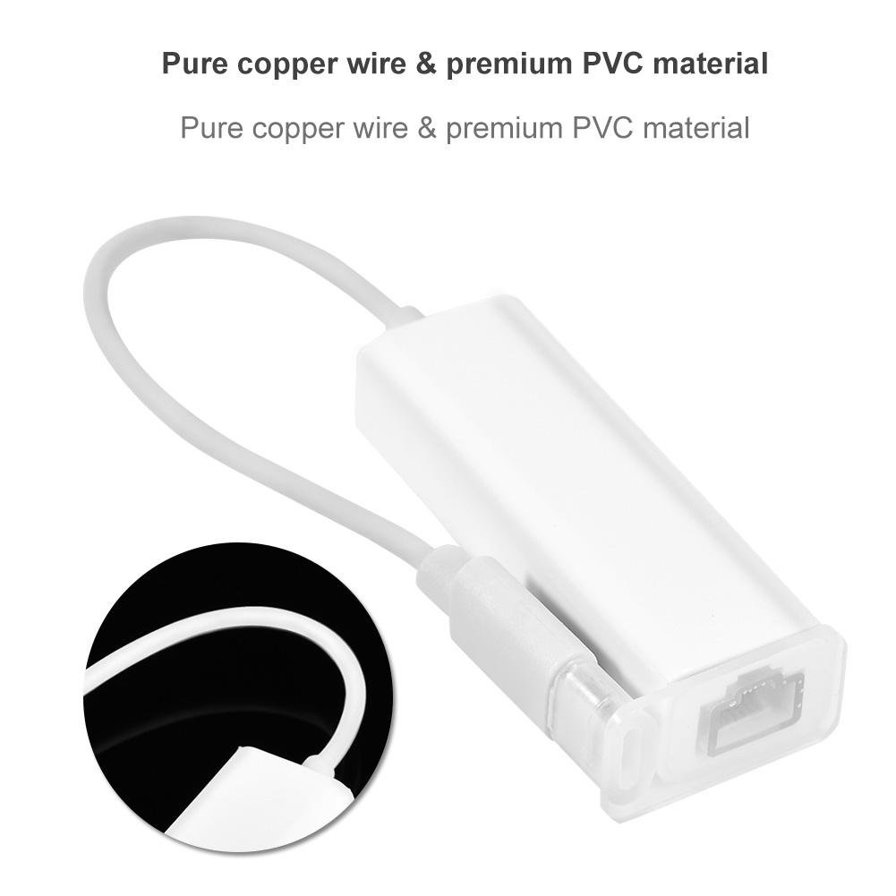Bewinner USB C to RJ45 Adapter Portable, USB 3.1 USB C to RJ45 100Mbps Ethernet LAN Network Adapter Converter for MacBook USB C Laptop