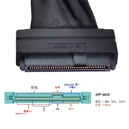 CHENYANG SFF-8639 NVME U.2 to NGFF M.2 M-Key PCIe SSD Case Enclosure for Mainboard PCI-E 4X SSD 750 p3600 p3700