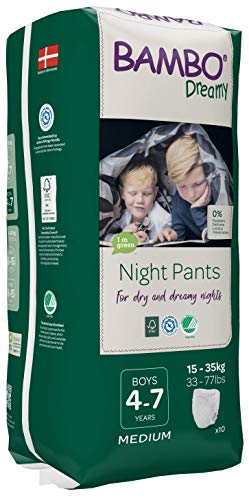 Bambo Nature Premium Dreamy Night Pants: Boys 4-7 years, 10 Count