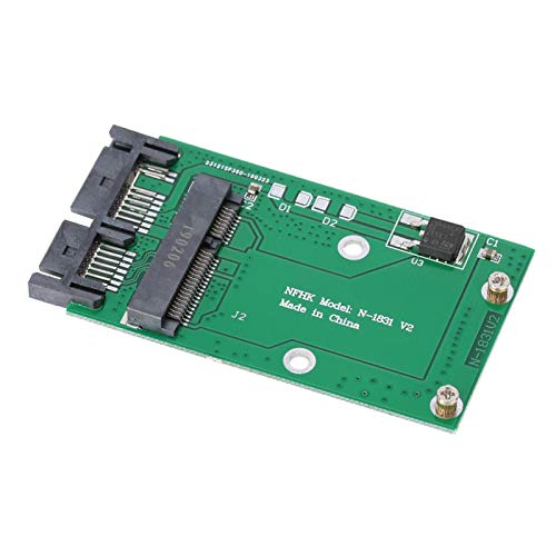 Demeras Adapter Converter Converter Card Long Service Life MSATA to Micro SATA Card, Simple Installation Reliable Converter Disc for PC for Computers for Notebook