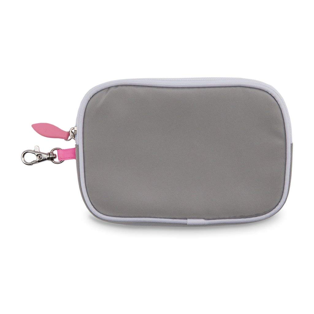 Ame & Lulu Sport Wristlet (Grey/Pink)