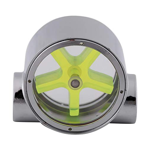 Tungsten Alloy Water Indicator, G1/4" Standard Female to Female Thread Computer Water Cooling Indicator, for PC Water Cooling System