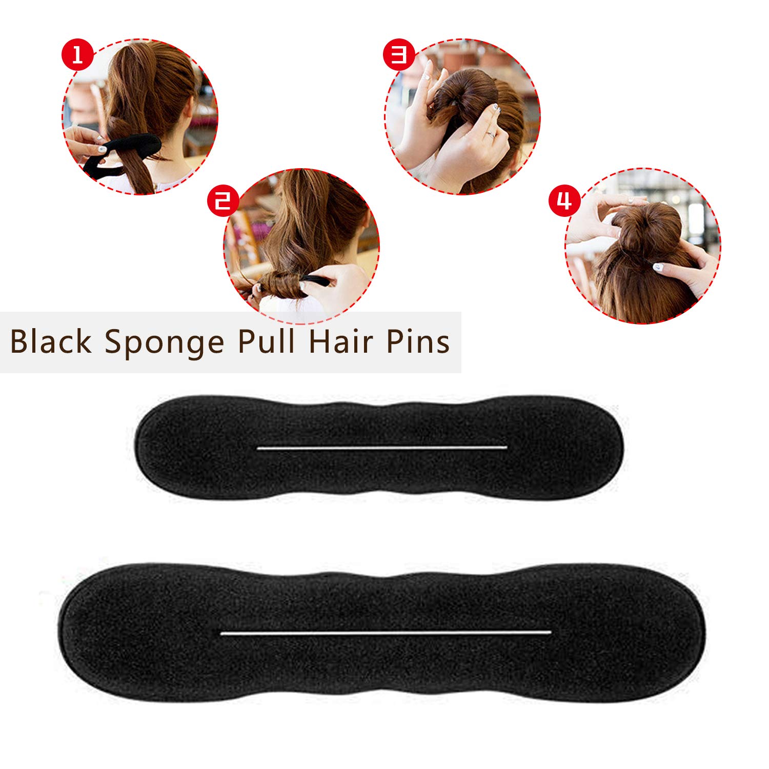 OBSCYON 27Pcs Hair Styling Set, Hair Design Styling Tools, DIY Hair Accessories Hair Modelling Tool Kit Magic Fast Spiral Hair Braid Braiding Tool for Women and Girls