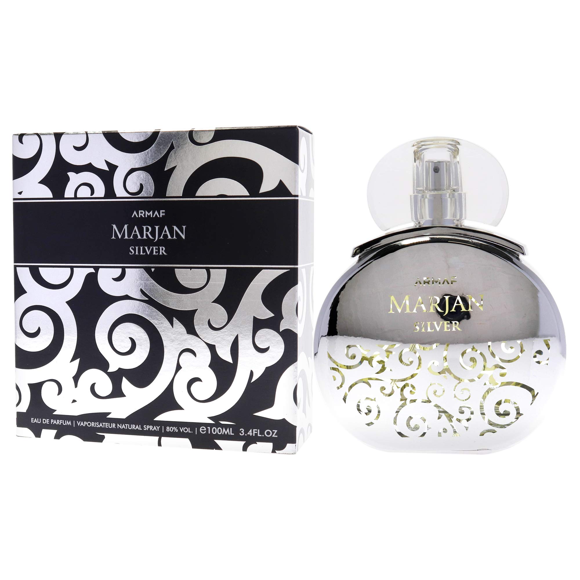 Armaf Marjan Silver EDP Spray Men 3.4 oz