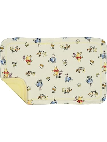 Disney Winnie the Pooh Sleep N' Play Bib Blanket and Burp Cloth 4 Piece Set 0-6 Months