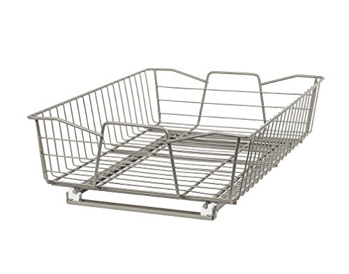 ClosetMaid 3087 14-Inch Wide Cabinet Organizer, Nickel