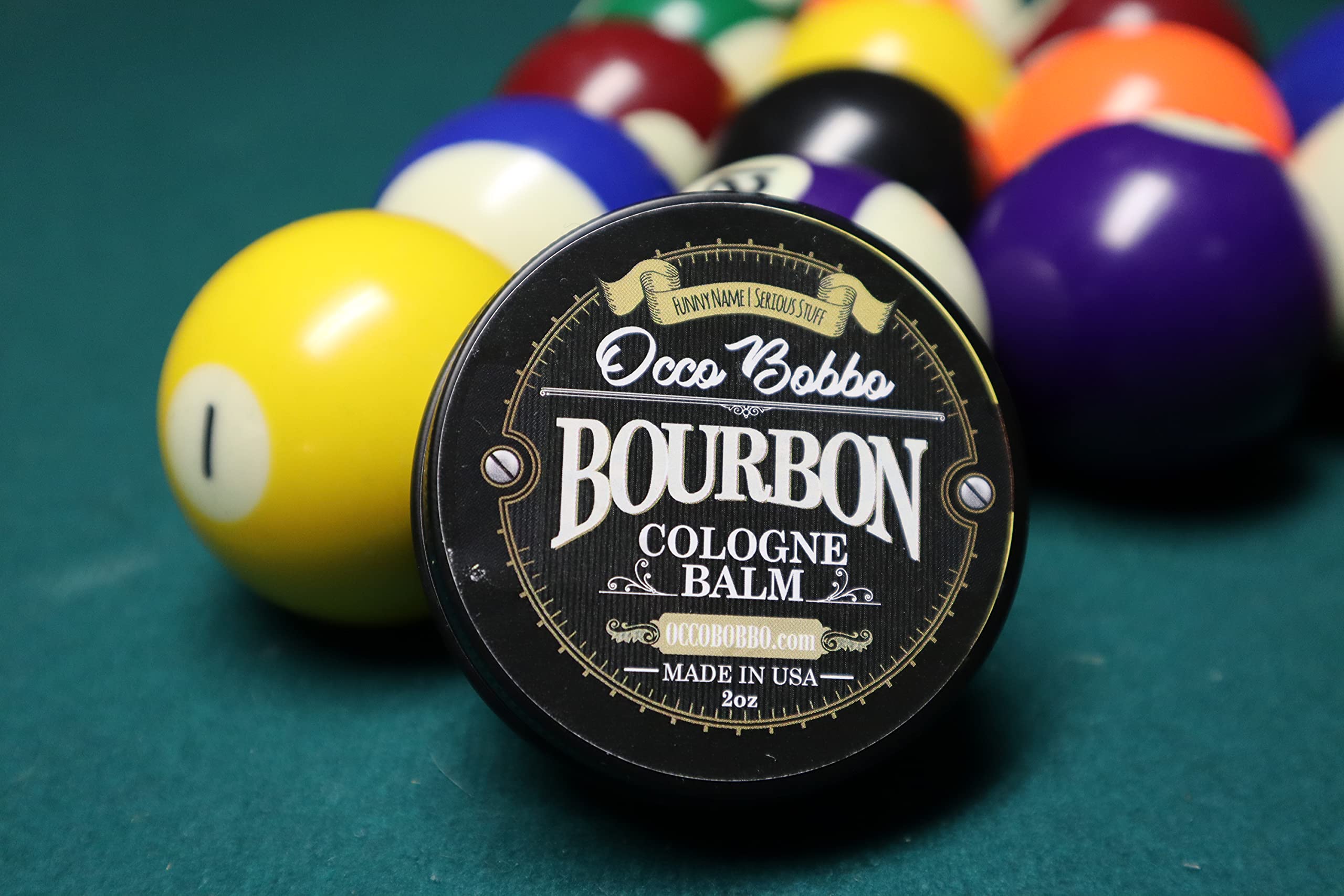 Occo Bobbo - Solid Cologne Bourbon and Sandalwood Scent. Solid Bourbon Cologne For Men - Men's Solid Cologne - 2 Ounce - Concentrated Balm. – A Smooth Blend Of Woody Oak Barrel