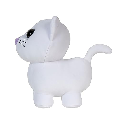 Adopt Me! Collector Plush - Snow Cat - Series 2 - in-Game Stylization Plush - Toys for Kids Featuring Your Favorite Pet, Ages 6+