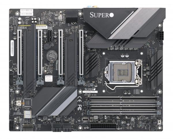 Supermicro C9Z490-PGW Desktop Motherboard - Intel Z490 Chipset - Socket LGA-1200 - ATX