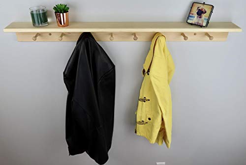 48" Unfinished Shaker Peg Rack