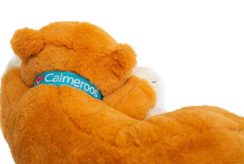 Calmeroos Cat Heartbeat Toys - Calming Separation Anxiety Relief Toys for Kittens - Heartbeat Simulator in a Soft Comforting Pillow Pet Plush