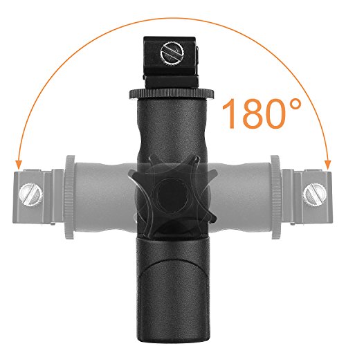2Pack Anwenk Camera Flash Speedlite Mount Swivel Light Stand Bracket with Umbrella Reflector Holder for Camera DSLR Nikon Canon Pentax Olympus and Other DSLR Flashes Studio Light LED Light