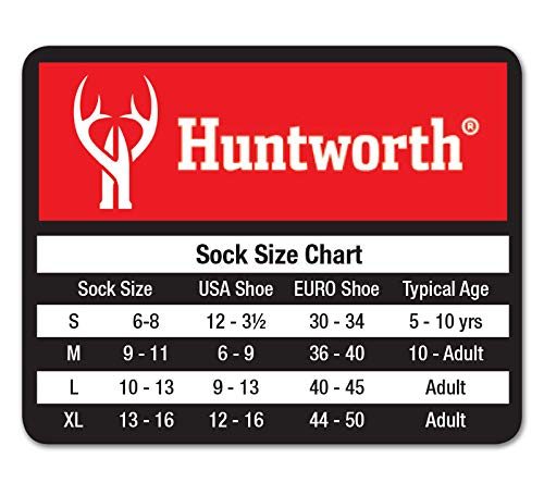 2 Pack Huntworth Heavyweight Wool Blend Boot Sock, Grey/fuchsia, Large