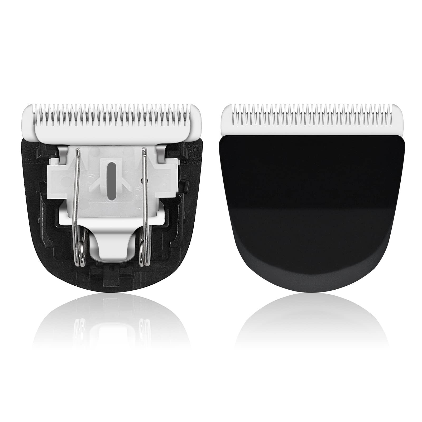 2 Pack Peanut Clipper Replacement Blade, Snap-On Replacement Blade for Wahl Peanut Hair Clipper #2068-300, Black