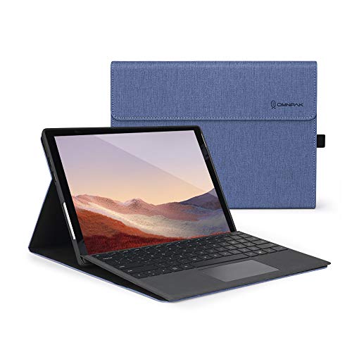 Omnpak Case and Covers for 13 Inch New Surface Pro X(2021/2020/2019),Multiple Angle Slim Light Shell Cover-Compatible with Type Cover KeyboardďźKeyboard Not Includedďź