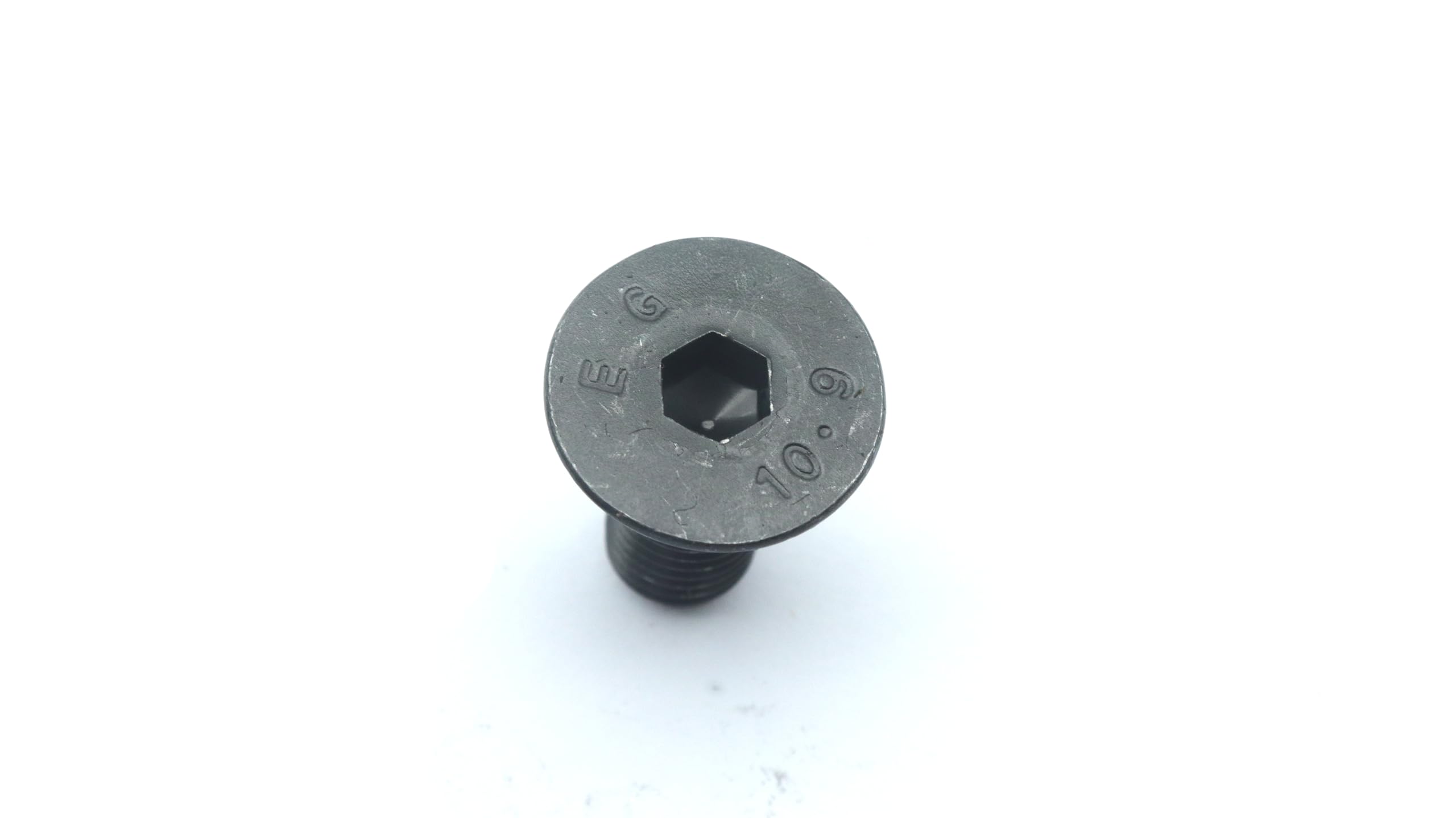binifiMux 10pcs M10 Black Flat Hex Socekt Cap Bolts 10.9 Grade Alloy Steel (M10x25mm)