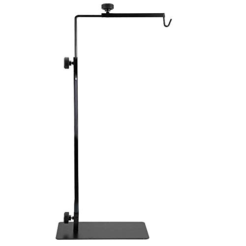 Hamiledyi Reptile Lamp Stand Landing Lamp Stand Bracket Adjustable Floor Light Holder Stand Metal Lamp Support for Reptile Glass Terrarium Heating Light