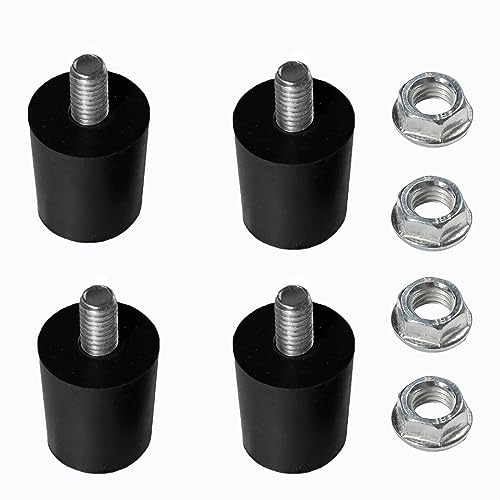 4 pack Adjustable screw-on Rubber feet for tabletop griddle units,Short Stabilizing Foot fit for blackstone 17 and 22 inch griddle(4 pcs)
