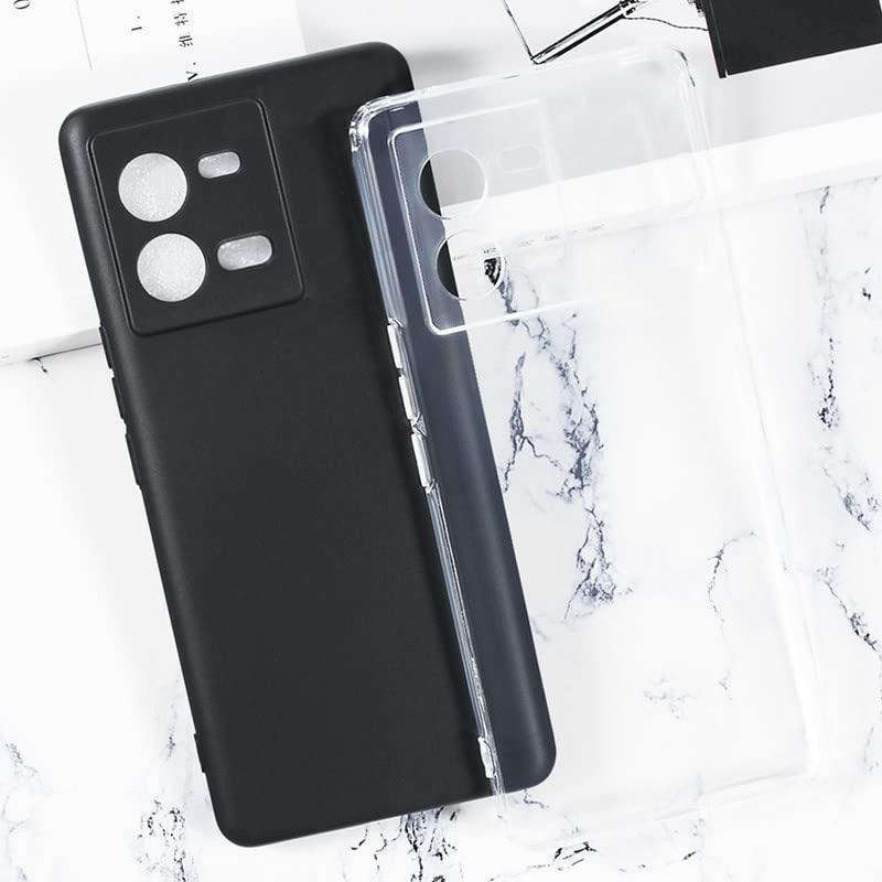 AQGG for Vivo IQOO 10 Pro [6.78"] Case, Soft Silicone Bumper Shell Transparent Flexible Rubber Phone Protective Cases TPU Cover for Vivo IQOO 10 Pro -Eyes