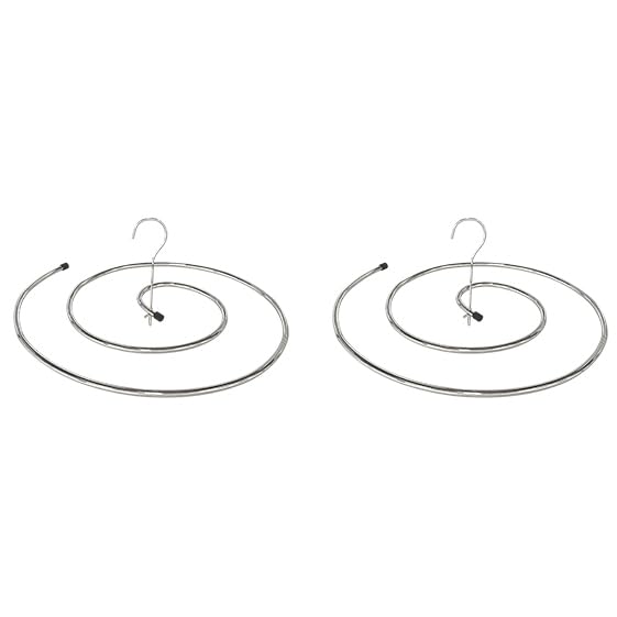 2Pack Spiral Shaped Drying Rack Laundry Hanger Spiral Bed Sheet Rack Rotating Clothes Spiral Drying Rack Hanger Laundry Stand Hanger for Bed Sheet Clothes Towel