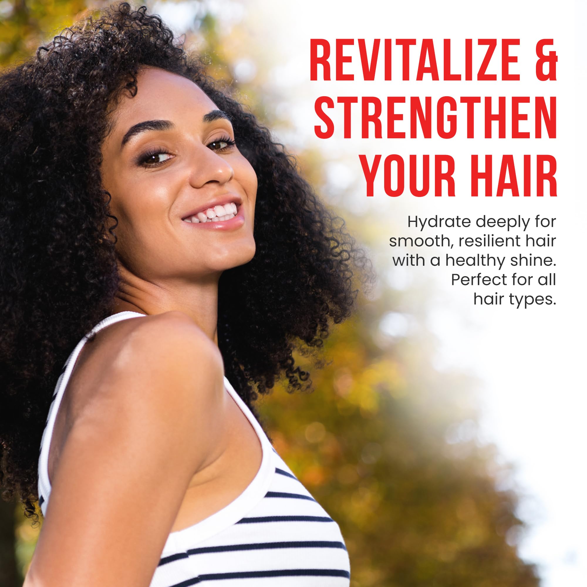 Biocare StrongEnds Moisturizing Leave-In Conditioner & Detangler Cream, Miracle Repair for All Hair Types & Hair Styles - Prevents Split Ends & Breakage, Infused with Honey & Shea Butter, 16 oz.