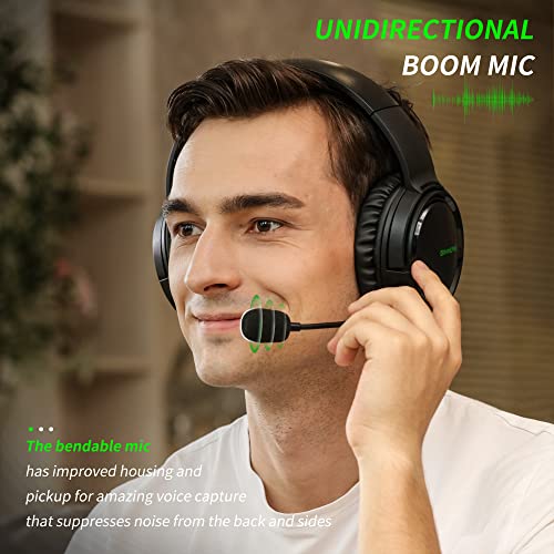 BINNUNE Gaming Headset with Mic for Xbox Series X|S Xbox One PS4 PS5 PC Switch, Wired Audifonos Gamer Headphones with Microphone Xbox 1 Playstation 4|5