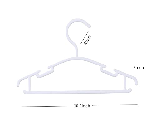 Baby Clothes Hangers,Kids Plastic Hangers for Closet,Toddler,Infant,Child,Newborn's Coat Hangers Ideal for Laundry and Nursery's Everyday Standard Use,50 Pack