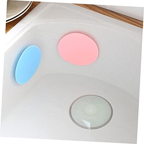 5pcs Workshop Sink Gadget Kitchen Sink Gadget Sink Covers Bathtub Plugs Sucker Sink Plug Bathroom Sink Gadget Odor-Proof Sink Cover Drainer Silicone Sink Cover