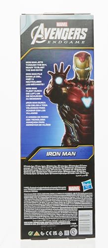 Avengers Marvel Titan Hero Series Collectible 12-Inch Iron Man Action Figure, Toy for Ages 4 and Up