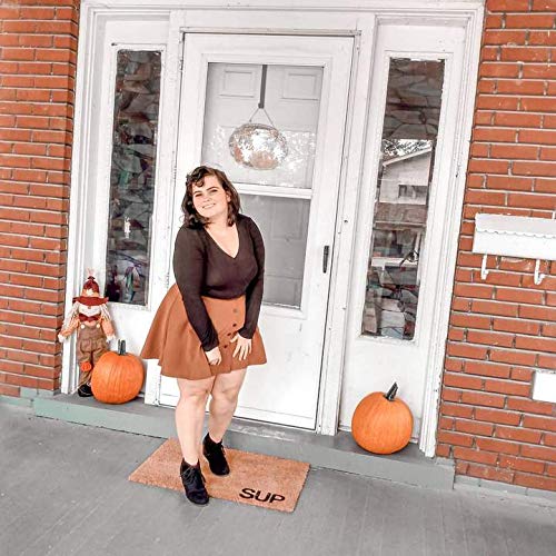 COCO MATS 'N MORE Funny Welcome Mat - SUP (18L x 30W) | Outside Door Mats to Keep Moisture Locked Out for a Clean Home