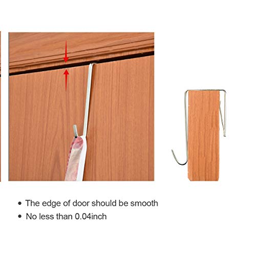 Hanging Laundry Bag Pink Flowers Door Hanging Laundry Hamper with Stainless Steel Hooks Wall Laundry Nook with Adhesive Hooks 1 PC