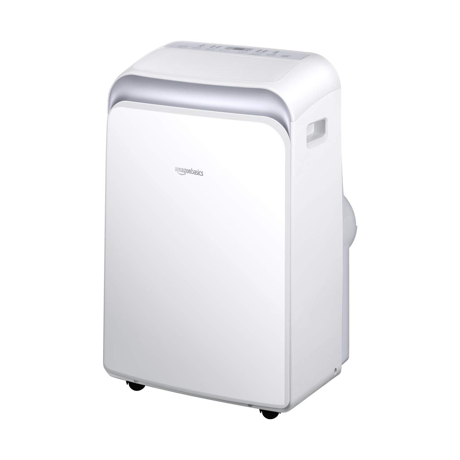 Amazon Basics Portable Air Conditioner With Heat Pump, Cools 550 Square Feet, 13,000 BTU ASHARE / 10,000 BTU SACC, White