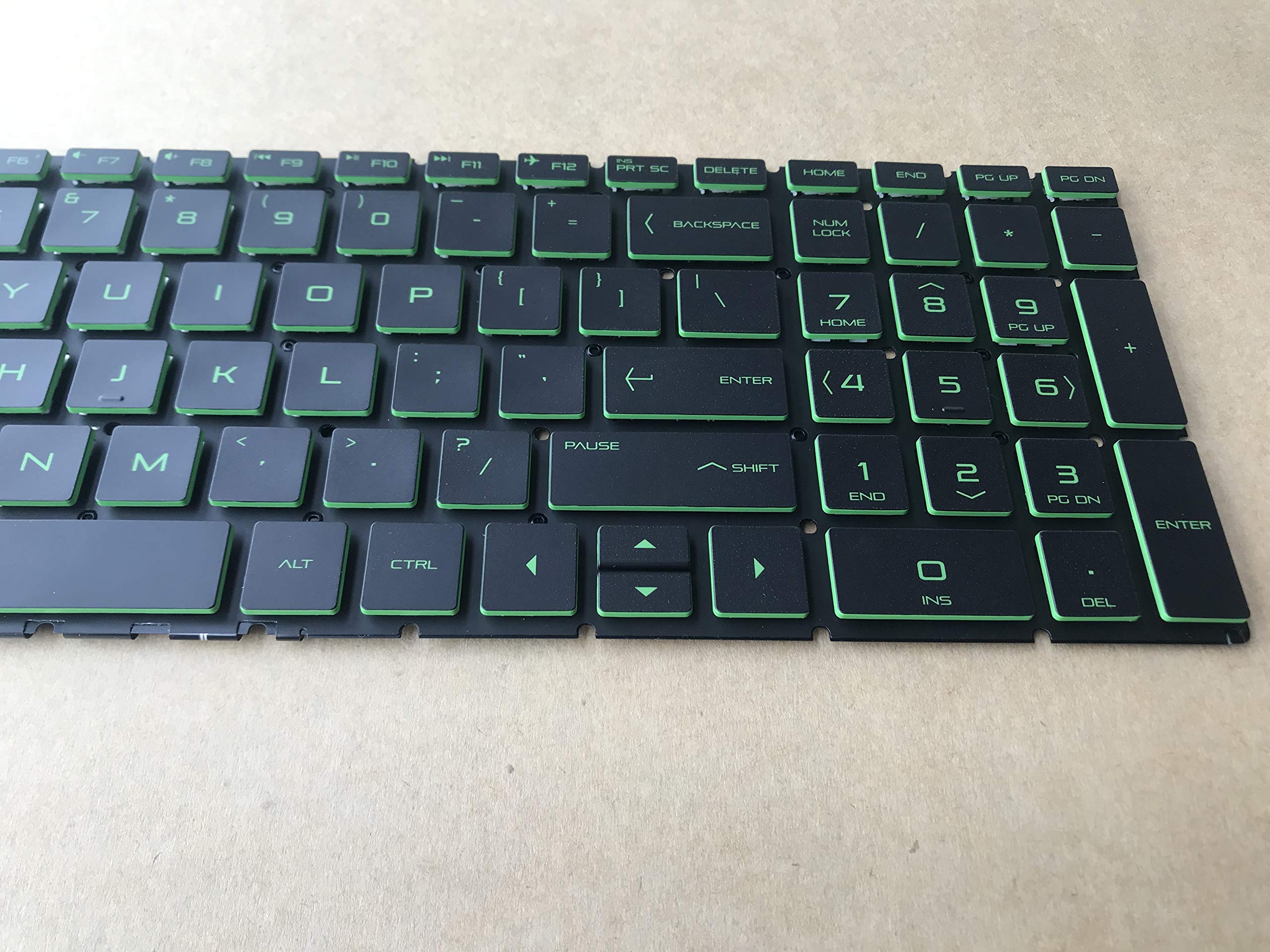Original New for HP Pavilion Gaming Laptop 15-dk0010nr 15-DK0056WM β15.6 Inches Keyboard Green Backlit US